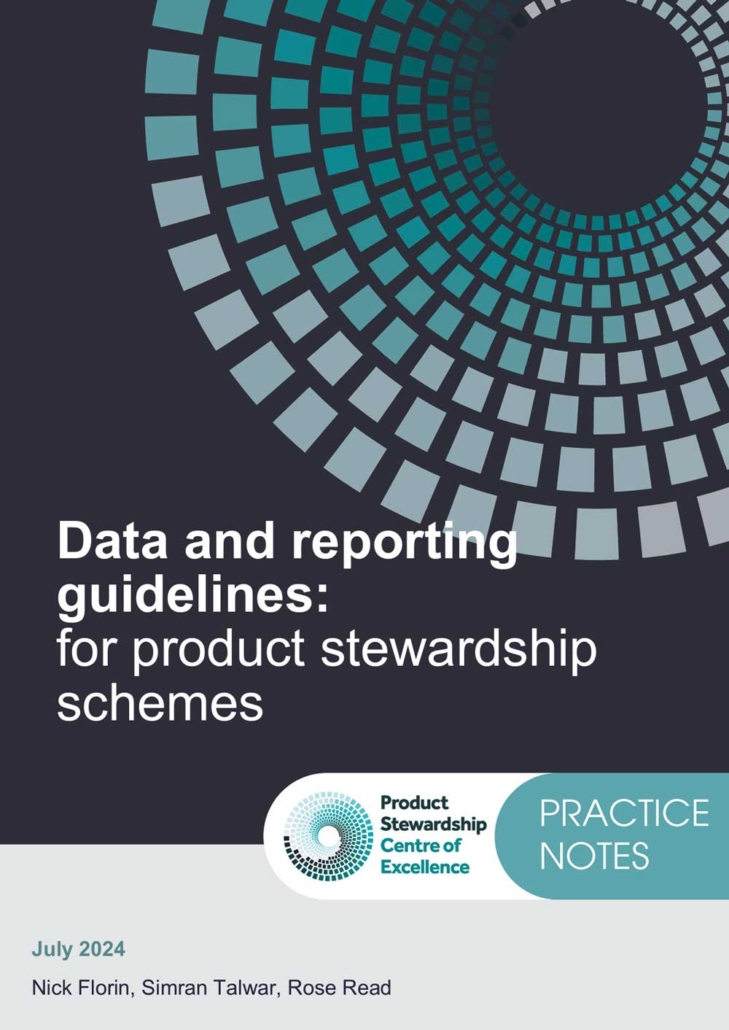 Data and Reporting Guidelines for Product Stewardship Schemes - Centre of Excellence